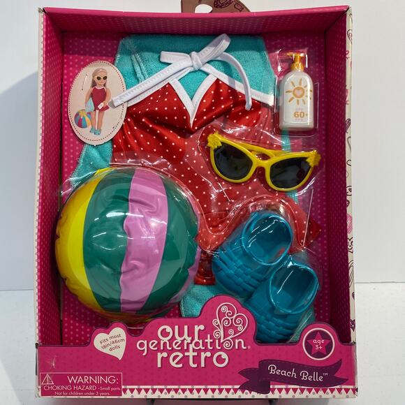 Our Generation | Toys | New Our Generation Beach Belle Retro Doll ...